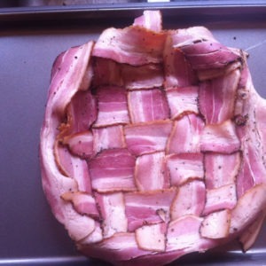 Colby Jack Mac and Cheese Pie With a Bacon Crust - DudeFoods.com - Food ...