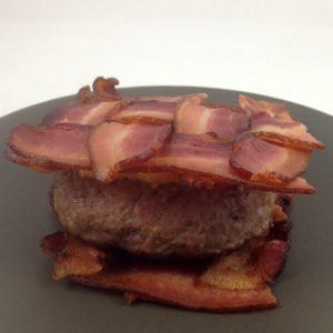 Review of the Angus BacoBurger 50/50 bacon and Angus burger | DudeFoods.com
