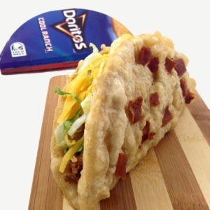 The Deep Fried Doritos Locos Taco - DudeFoods.com - Food Recipes & Videos