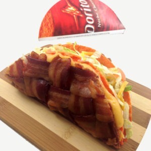 The Cheesy Bacon Weave Doritos Locos Taco - DudeFoods.com - Food ...
