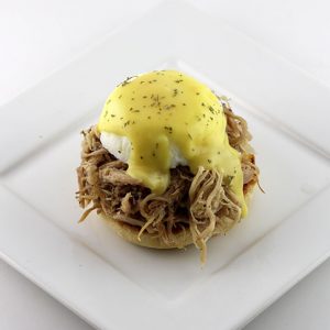 The Pulled Pork Benedict - DudeFoods.com - Food Recipes & Videos
