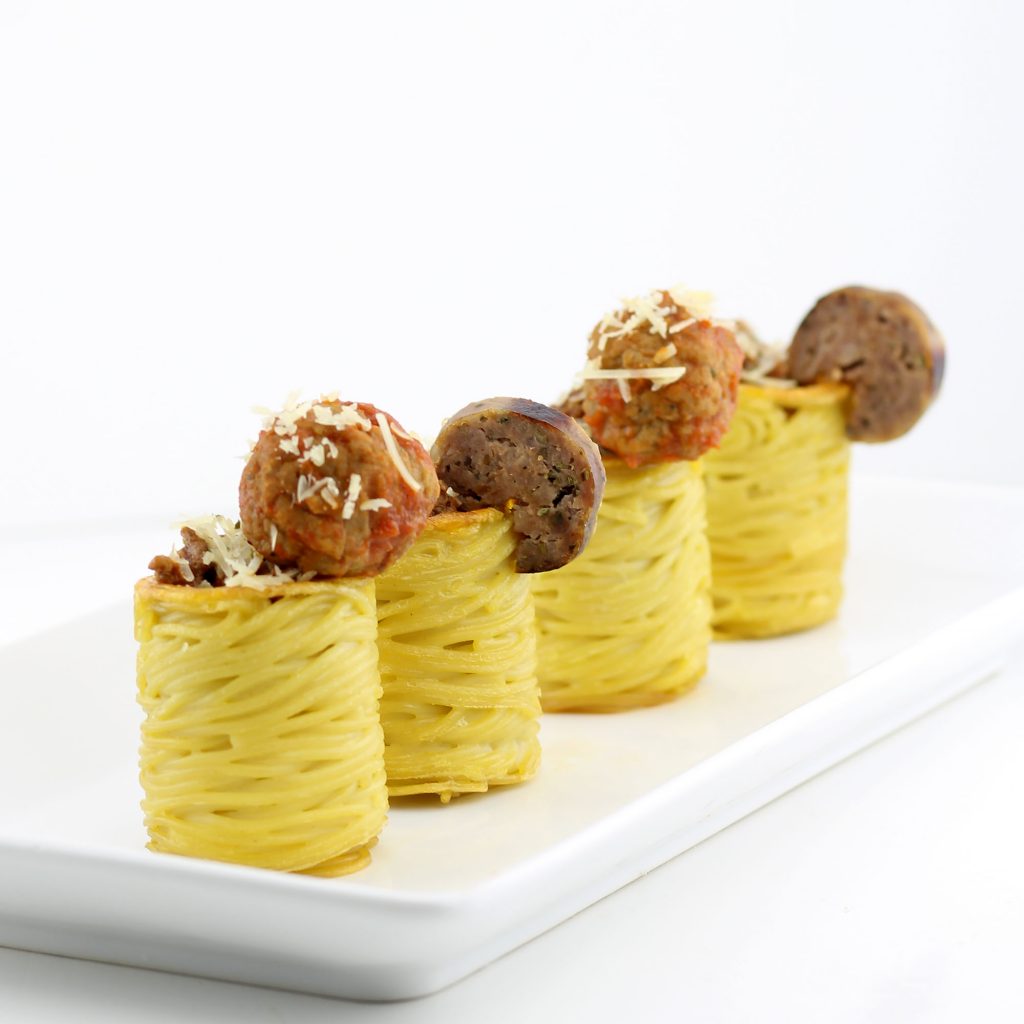 Spaghetti Noodle Shot Glasses - DudeFoods.com - Food Recipes & Videos