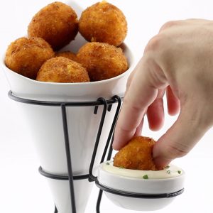Deep Fried Ham & Cheese Balls - DudeFoods.com - Food Recipes & Videos
