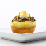 Chili in Edible Cornbread Bowls - DudeFoods.com - Food Recipes & Videos