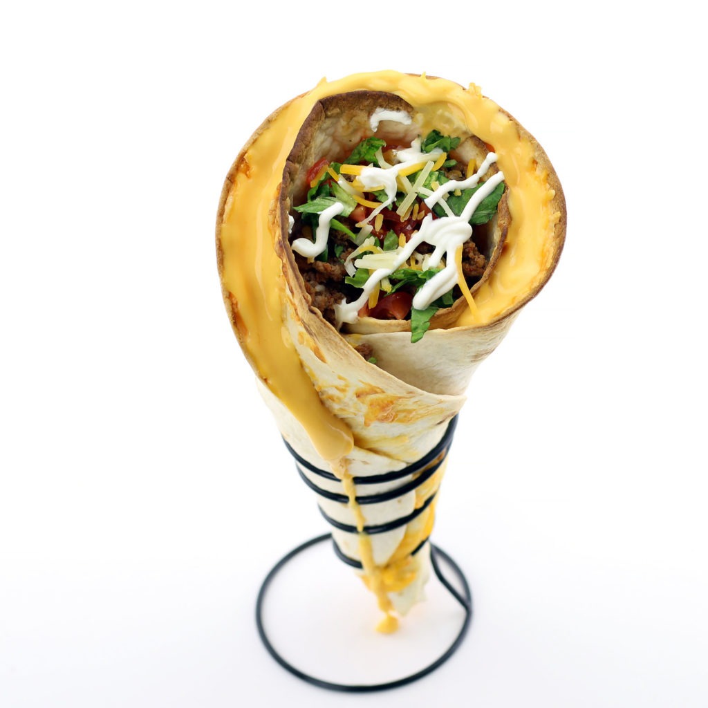 The Quesadilla Tacone - DudeFoods.com - Food Recipes & Videos