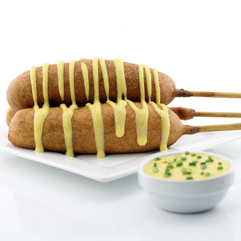 Pork Sirloin Corn Dogs Recipe | DudeFoods.com