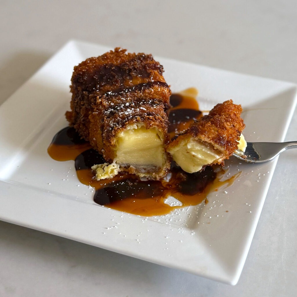 Deep Fried Cheesecake - DudeFoods.com - Food Recipes & Videos